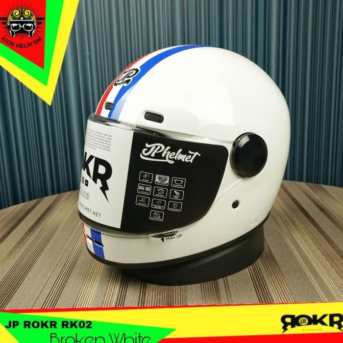 Jual JP ROKR Helm Full Face Classic | Shopee Indonesia