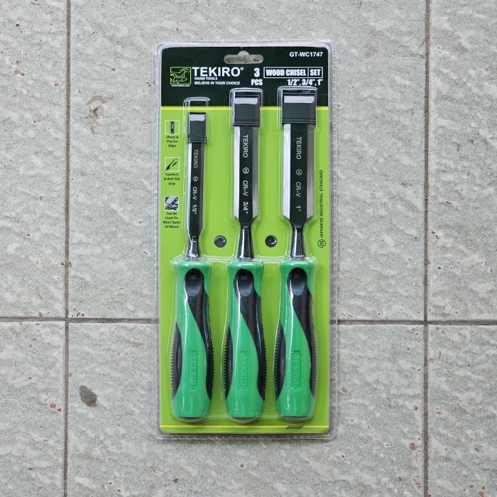 Jual Wood Chisel Set 3 Pcs Tekiro / Pahat Kayu set 3 pcs tekiro / pahat ...