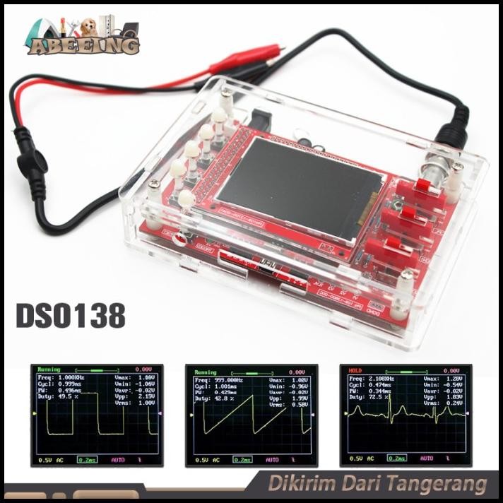 Jual Osiloskop Mini Dso138 Digital Oscilloscope Kit 2 4 Inch Tft Lcd ...