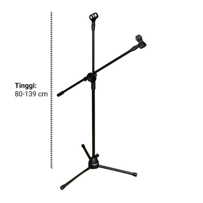 Jual Sale Microphone Stand Professional Adjustable Pro Stage Swing Boom ...