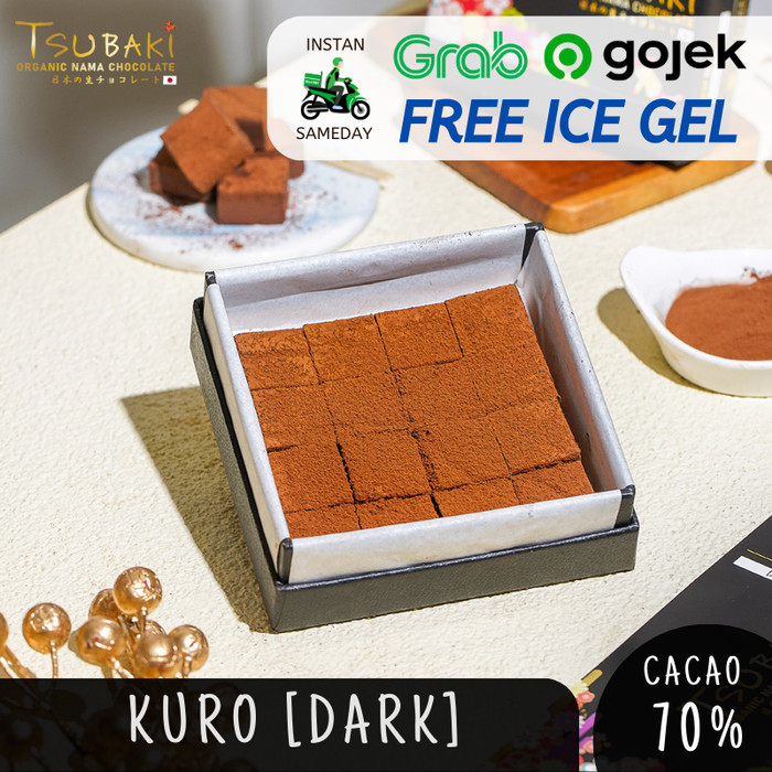 Jual Tsubaki Premium Japanese NAMA Chocolate [KURO / DARK] | Shopee Indonesia