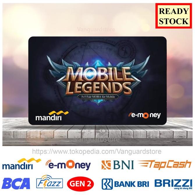 Jual Produk Baru!! EMONEY ETOLL BCA BNI BRI MANDIRI GAME Logo Mobile ...