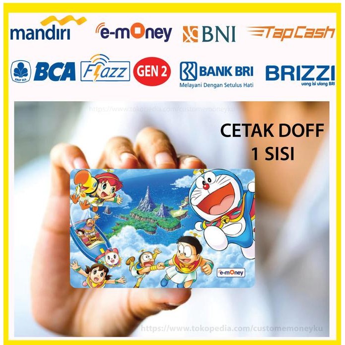 Jual Produk Baru!! KARTU EMONEY MANDIRI BCA GEN 2 BNI BRI ANIME ...