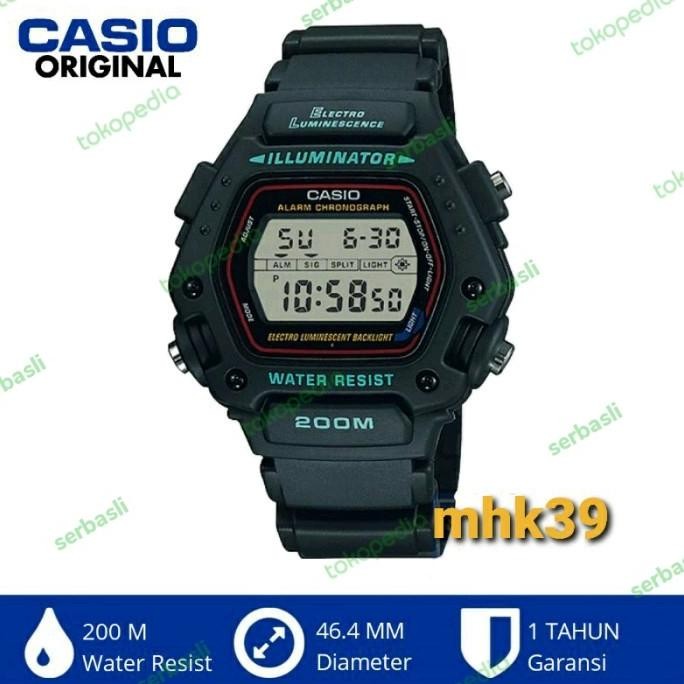 Jual Jam Casio Digital Dw290 / Dw-290-1Vs Karet Original Bergaransi ...