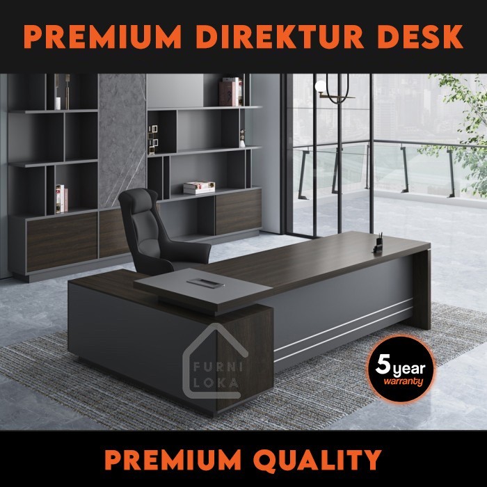 Jual Meja Direktur Premium | Executive Desk | Meja Premium | Furni Loka ...