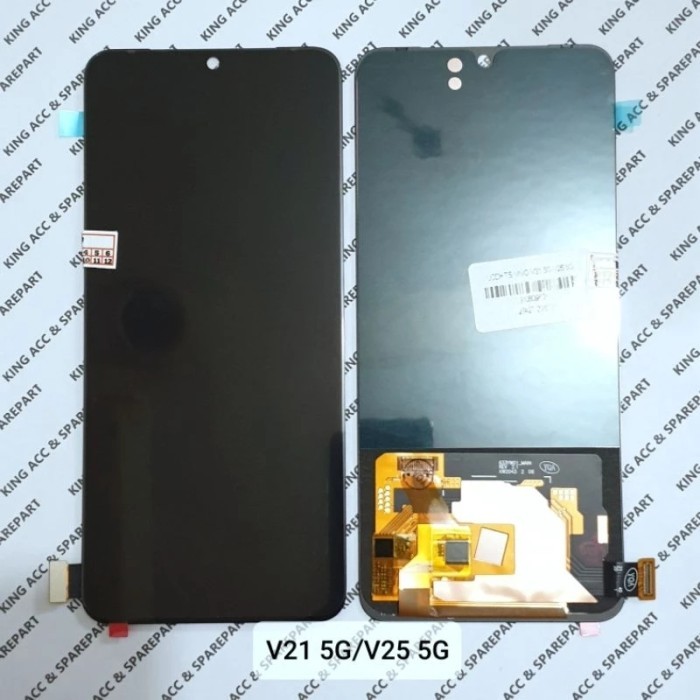Jual LCD TOUCHSCREEN VIVO V21 5G V25 5G T1 PRO V2050 BLACK OLED ORIGINAL | Shopee Indonesia