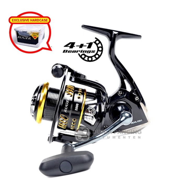 Jual Reel Spinning Maguro Ruger Power Handle 4+1 Ball Bearing | Shopee Indonesia