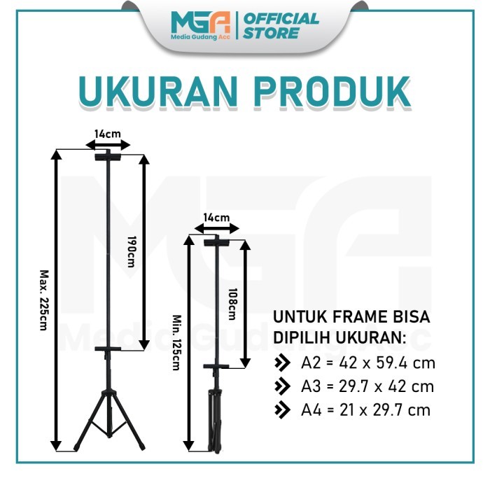 Jual Tripod Banner / Stand Display / Tiang Iklan Barcode Display ...