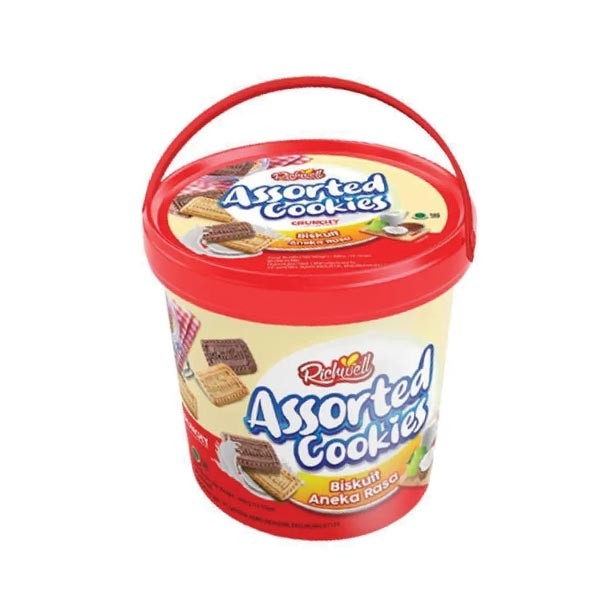 Jual RICHWELL COOKIES ASSORTED TIN 400 GR | Shopee Indonesia