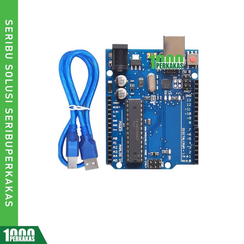 Jual 1P UNO Arduino R3 ATMEGA328P / DIP ATMEGA 16U2 Compatible Board ...