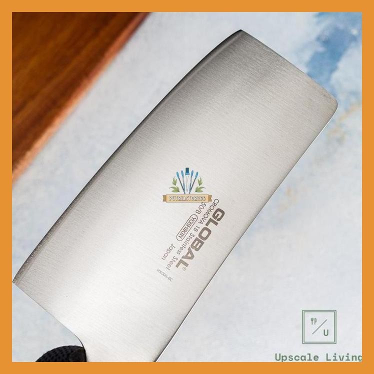 Jual PISAU JEPANG GLOBAL G-50/B CHINESE CLEAVER 190MM | Shopee Indonesia