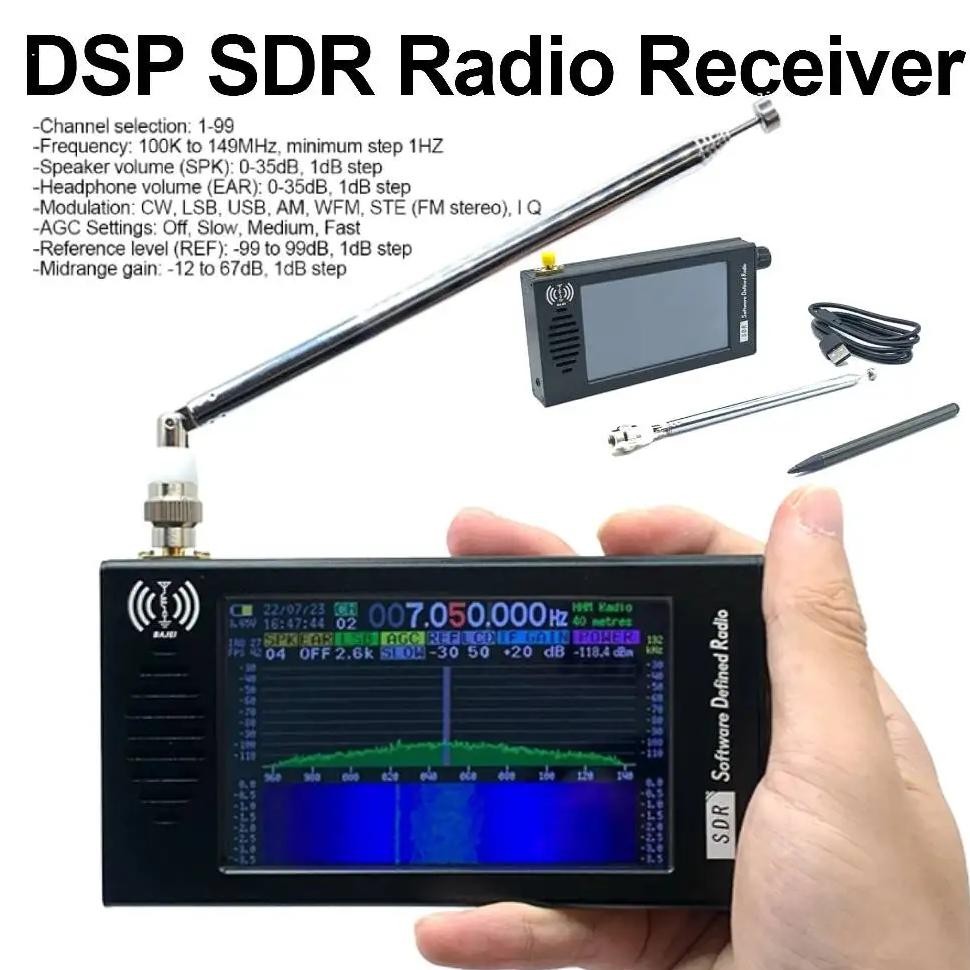 Jual Hamgeek Software Defined Radio SDR Radio Receiver DSP Digital Demodulation CW/AM/SSB/FM/WFM ...