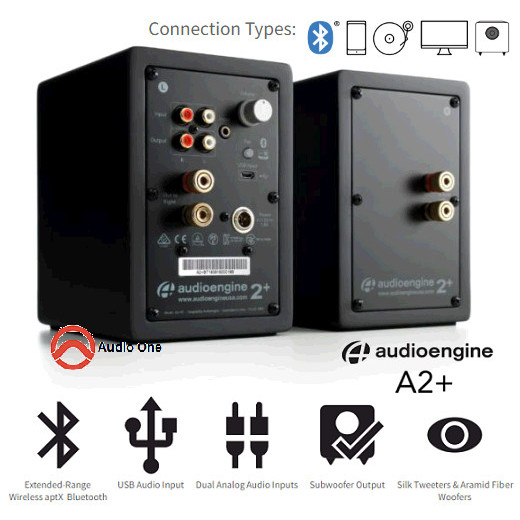 Jual Audioengine A2+ HOME MUSIC SYSTEM W/ BLUETOOTH APTX | Shopee Indonesia
