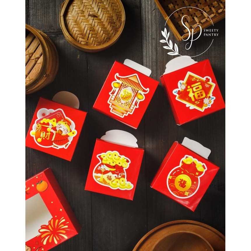 Jual Box/Dus/Packaging/Kemasan Nastar Taiwan Parcel Imlek Cny 5 Dewa ...