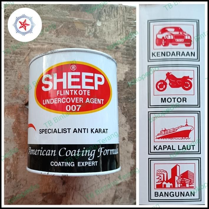 Jual Sheep Flinkote Plingkut Feninkut Cat Anti Karat Anti Bocor 1 Kg ...