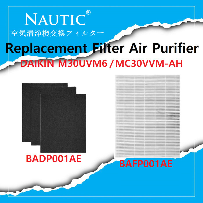 Jual HEPA Filter Daikin Air Purifier MC30 / MC30UVM6 / MC30VVM-AH ...