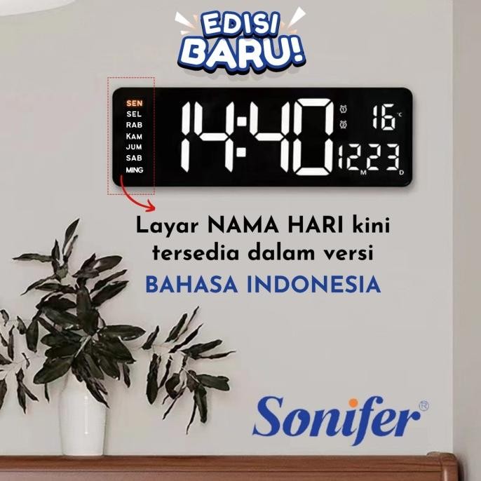 Jual Jam Dinding Timer Digital/Jam Countdown/Jam Stopwatch Sonifer ...