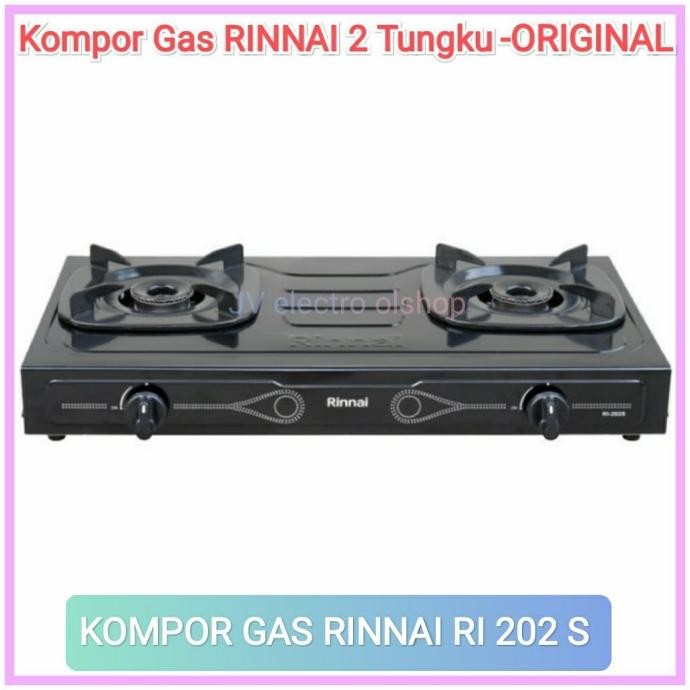Jual Kompor Gas Rinnai Ri 202 S - 2 Tungku / Rinnai Kompor Sun Burner | Shopee Indonesia
