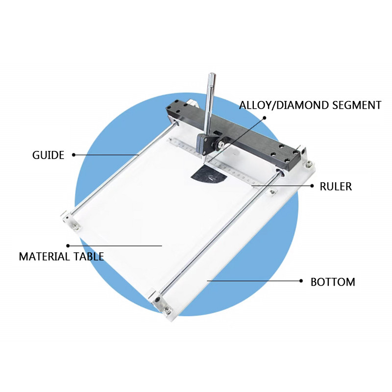 Jual laboratory dicing machine diamond slicing glass portable slicing ...