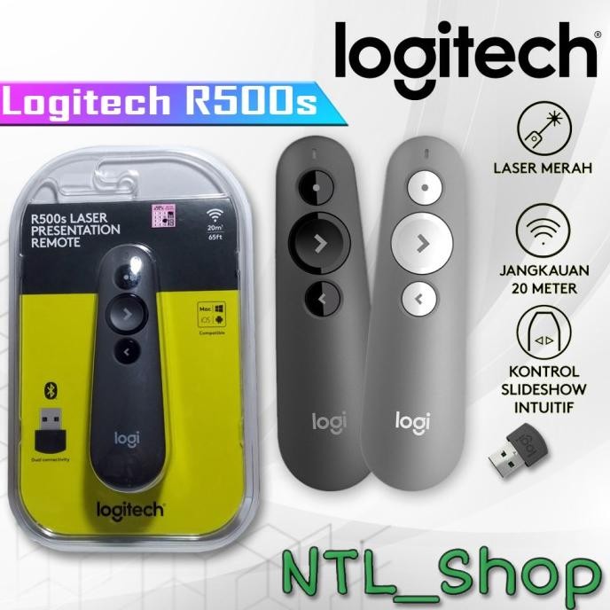 Jual Logitech R500 Red Laser Pointer Wireless | Shopee Indonesia