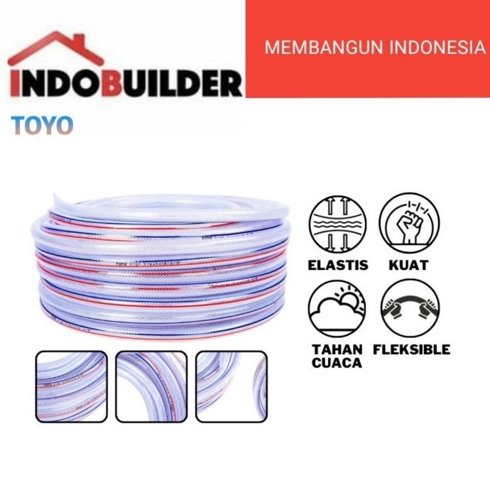 Jual TOYO SELANG BENANG 1/2 INCH PER ROL ISI 20 METER / HIGH PRESSURE ...