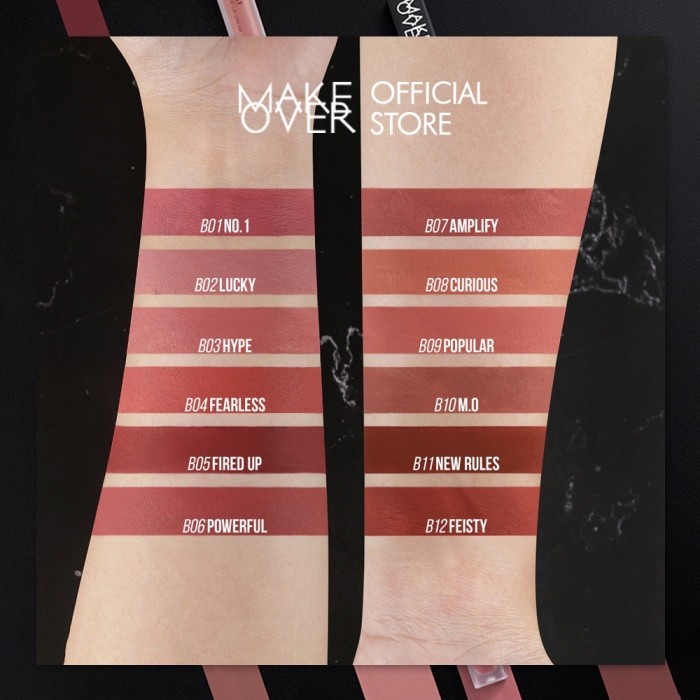 Jual Make Over Powerstay Transferproof Matte Lip Cream Makeover ...