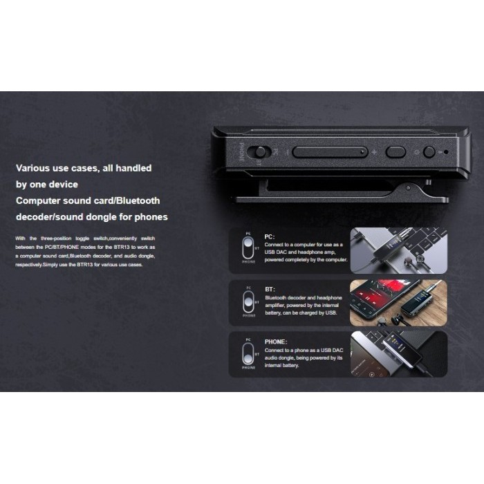 Jual Fiio Btr13 / Btr-13 / Btr 13 Portable Bluetooth Dac And Headphone ...