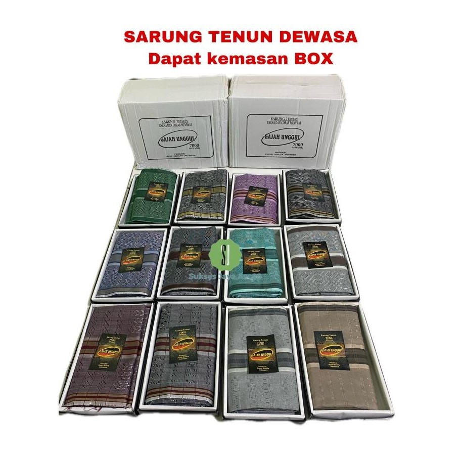 Jual SARUNG MUSLIM | SARUNG TENUN | SARUNG LEBARAN GAJAH UNGGUL ...