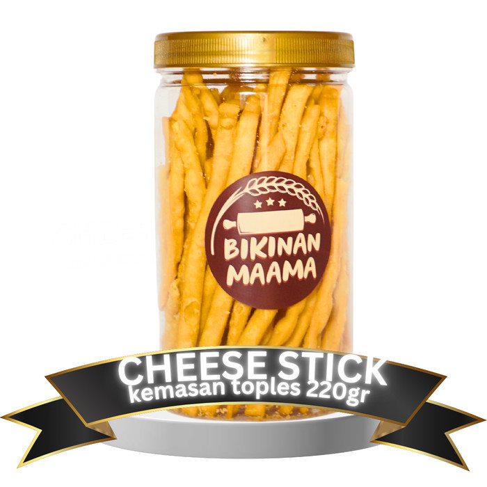 Jual LE314 Camilan cheese stick keju edam dalam kemasan toples 270 gram ...