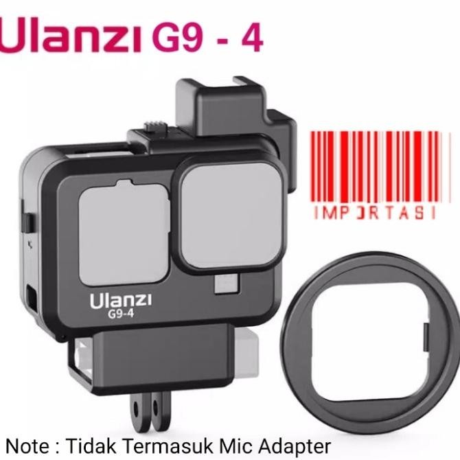 Jual Ulanzi G9-4 Gopro Hero 9 Hard Case Vlog Frame Cage Casing Housing | Shopee Indonesia