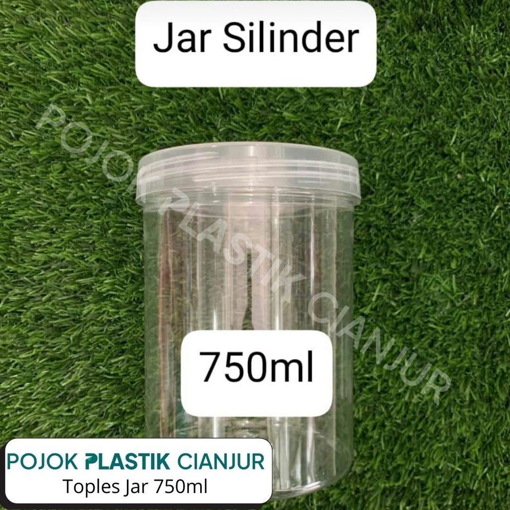 Jual Toples Jar Plastik Bening 750ML | Shopee Indonesia