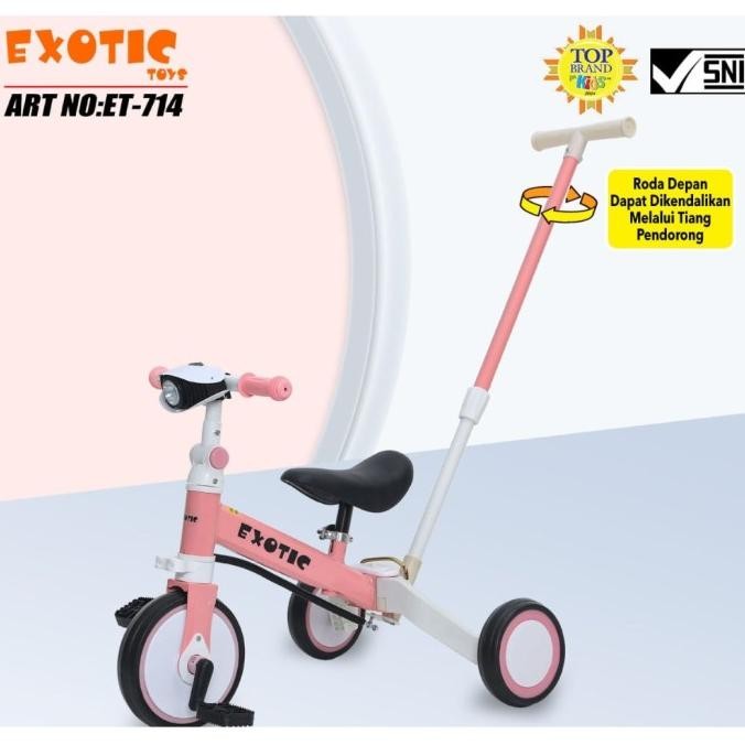 Jual Sepeda Roda Tiga 3 AVIATOR AT 7905 ( 2 IN 1 ) Bisa Jadi Balance ...