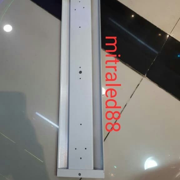 Jual Menarik Kap Lampu Kv/V Shape 2X18 Set Lampu Philips 8W/8Watt Isi 2 ...