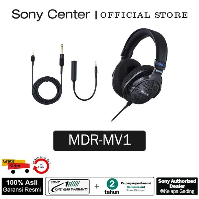 Jual produk baru!! sony center sony mdr-mv1 / mdrmv1 / mdr mv1 headphone studio monitor | Shopee ...