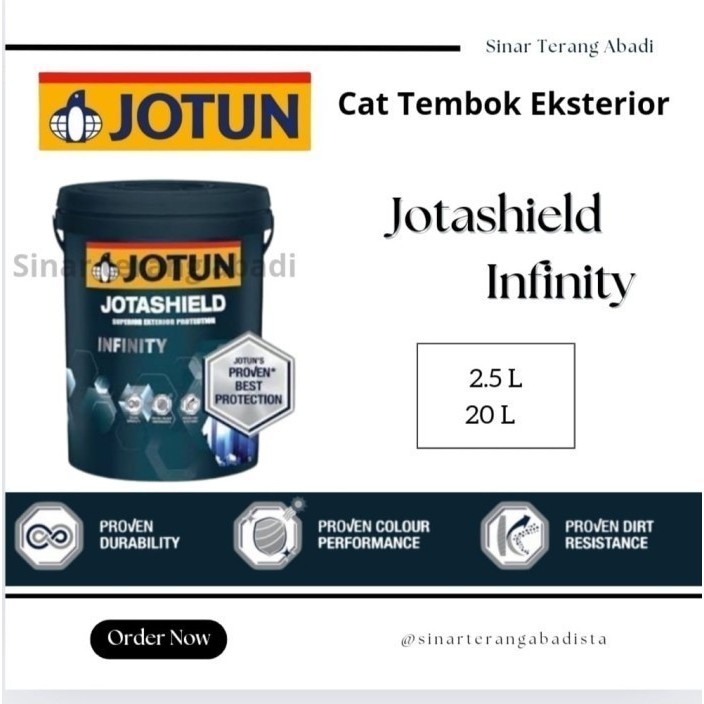 Jual Cat Tembok Jotun Premium Exterior/luar Jotashield Infinity Bs B ...