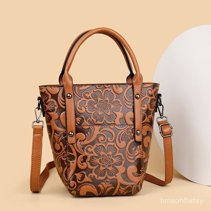 Jual Tas Ember Genggam Gaya Cina Asli dengan Embossing Retro Kapasitas ...