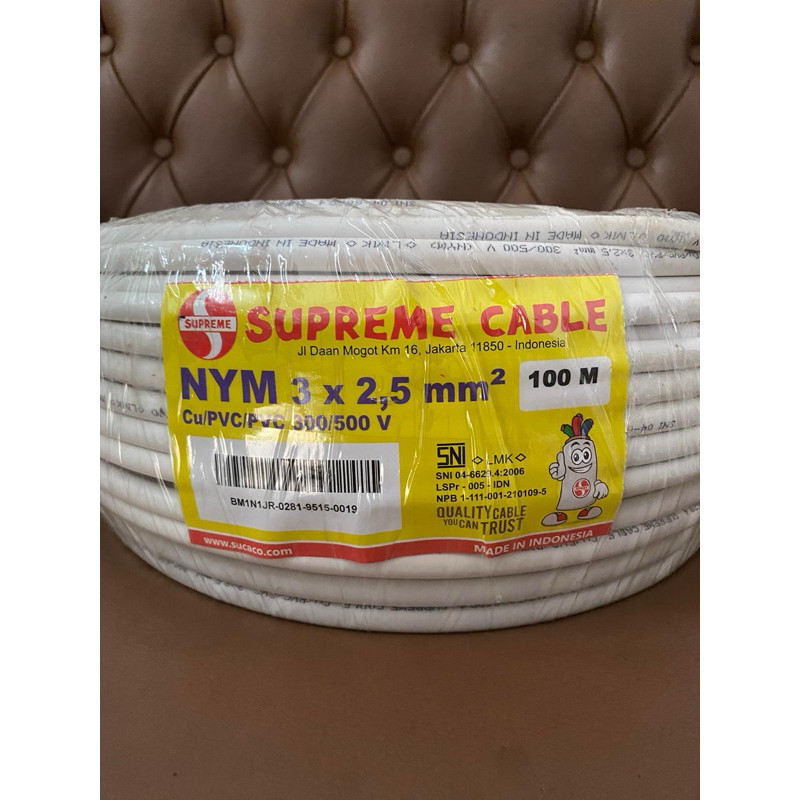 Jual kabel Supreme NYM 3x2,5 | Shopee Indonesia