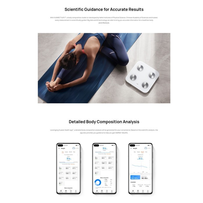 Jual TumbuhSehat- HUAWEI Smart Scale / 3 / 3 Pro Body Indicators ...