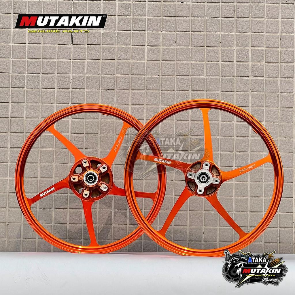 Jual (Promosi khusus Oranye) MUTAKIN racing pelek CNC VELG 525 PNP mx ...