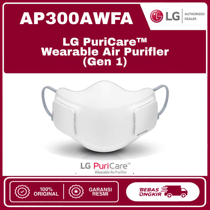 Jual Masker LG PuriCare Wearable Air Purifier Gen 1 - AP300AWFA ...