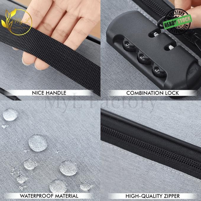 Jual h-4 Tas Travel Paspor Gadget Organizer Double Zipper Lock ...