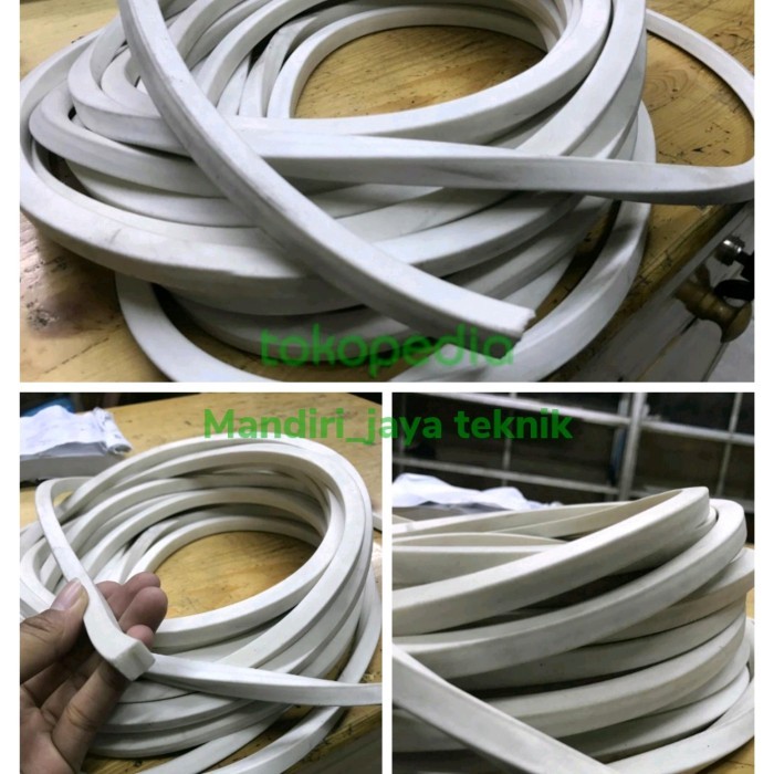 Jual Sponge Silicone Kotak Putih 15Mm X 20Mm X 1M. | Shopee Indonesia