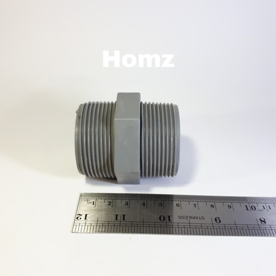 Jual Double Nipple 1 1/2" inch Aw SR / Dobel Nepel 1,5 in Pvc/Nepple/D ...