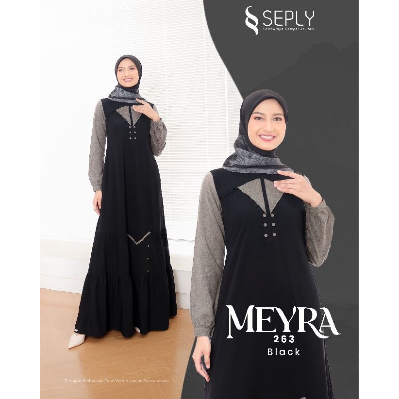 Jual GAMIS SEPLY MEYRA 263 | Model Baju Gamis Terbaru Lebaran 2025 ...