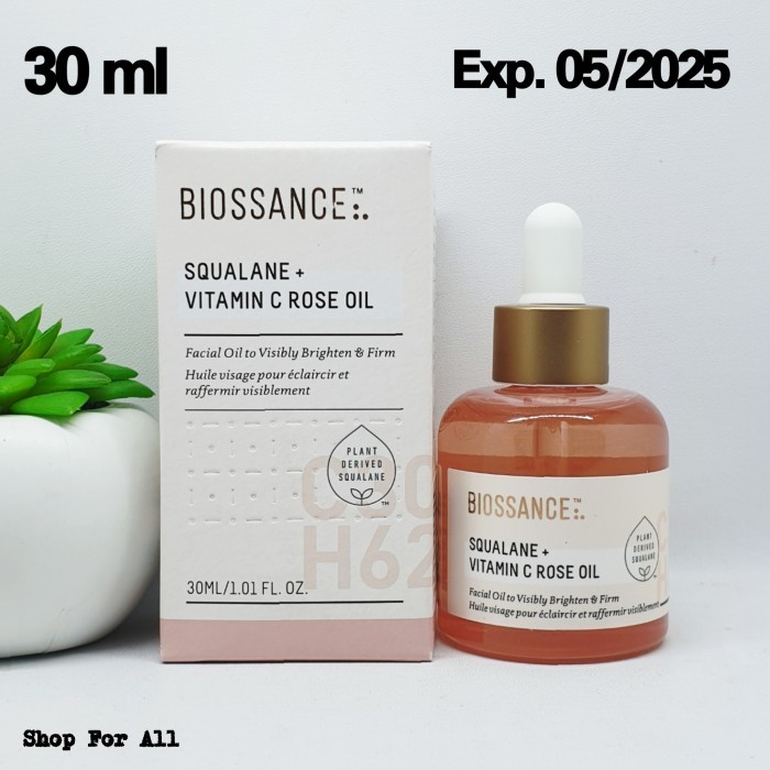 Jual Biossance Squalane + Vitamin C Rose Oil 30Ml / 30 Ml (Full Size ...