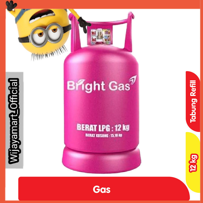 Jual Bright Gas Elpiji (Refill) 12 kg | Shopee Indonesia