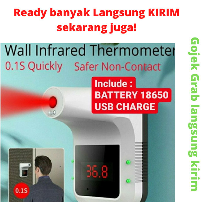 Jual Thermometer Wall Infrared Non Contact Termometer Dinding Thermo ...
