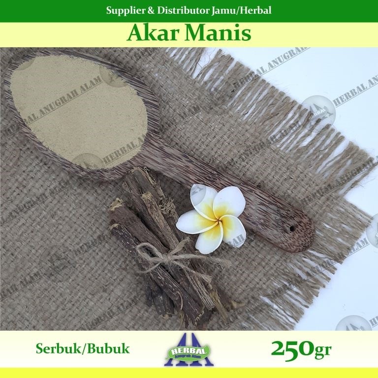 Jual Akar Manis (Bubuk) 250Gr | Glycyrrhiza Glabra | Kayu Legi - 100% ...