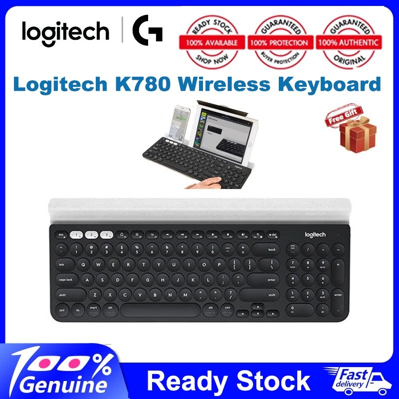 Jual Keyboard Nirkabel Multiperangkat Logitech K780 untuk PC Komputer Ponsel Tablet Keyboard ...