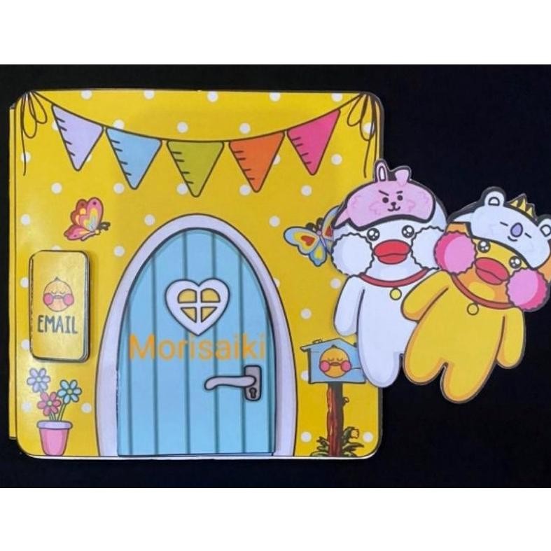Jual ORIGINAL Mainan Kertas Edukasi Anak Bongkar Pasang Bebek Viral ...